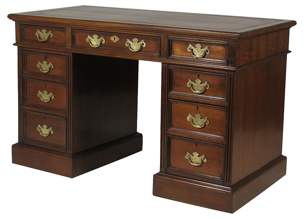 The Barn at 17 Antiques - 19th-C. Georgian-Style Desk